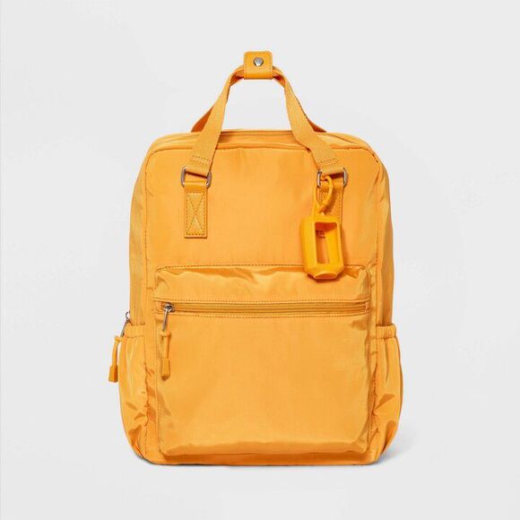 wild fable | Bags | Wild Fable 54 Full Square Canvas Backpack In Orange ...